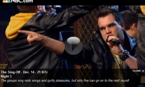 NBC's The Sing-Off cast performed '21 Guns' on last night's show